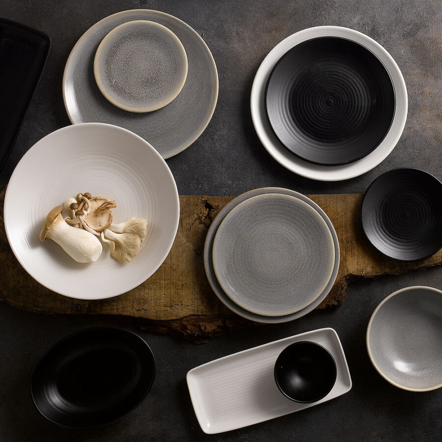 Dudson Evo Pearl White Deep Plate 24.3cm