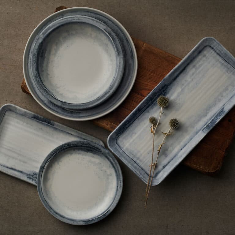 Dudson Maker's Collection Finca Limestone Oblong Platter 34.6cm