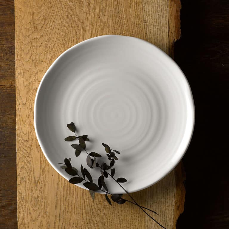 Dudson White Organic Coupe Plate 29.5cm
