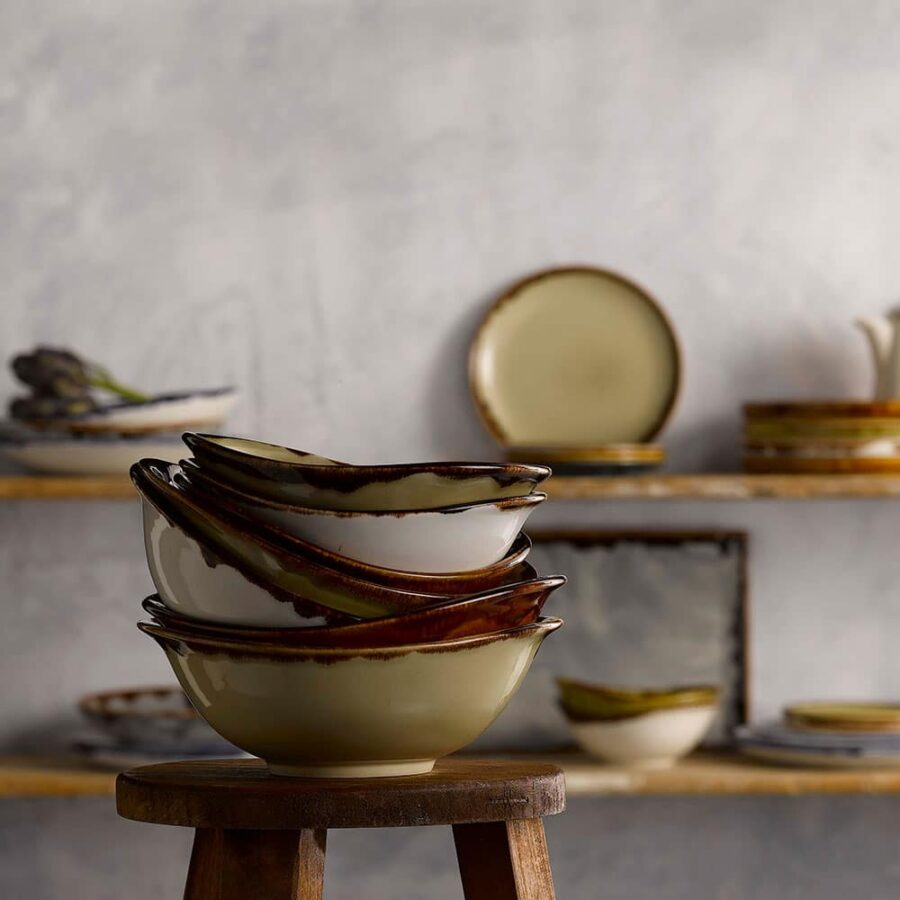 Dudson Harvest Linen Deep Bowl 19.9x16.8cm