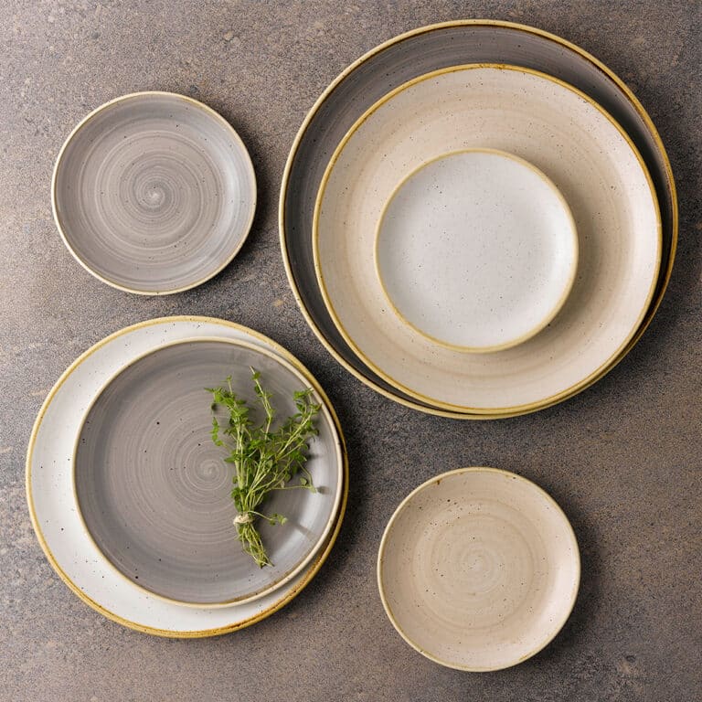 Churchill Stonecast Nutmeg Cream Coupe Plate 26cm