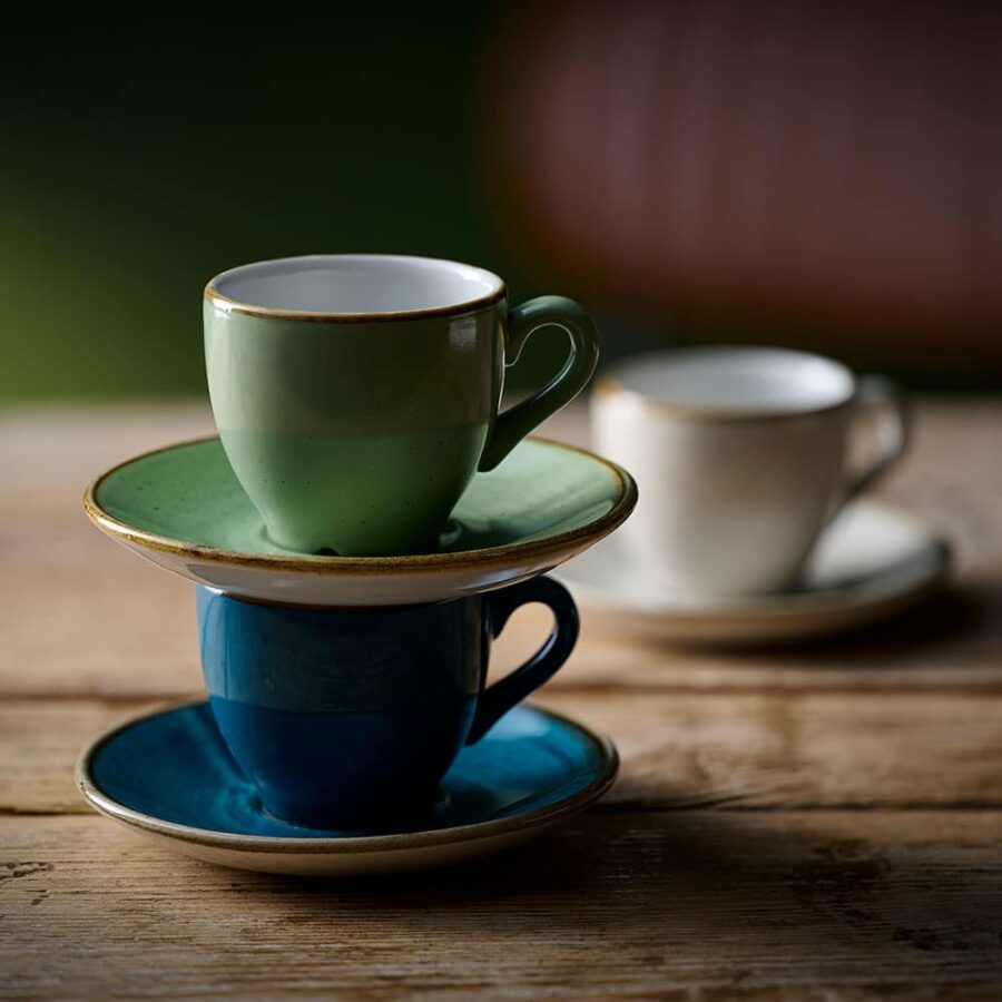 Churchill Stonecast Java Blue Espresso Cup 10cl